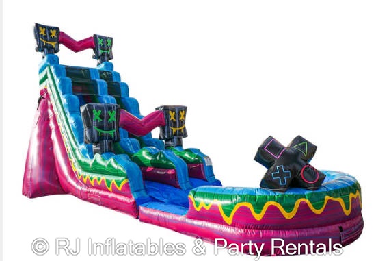 19ft Level Up - Waterslide, Bounce House, Table, and Chair Rentals in ...