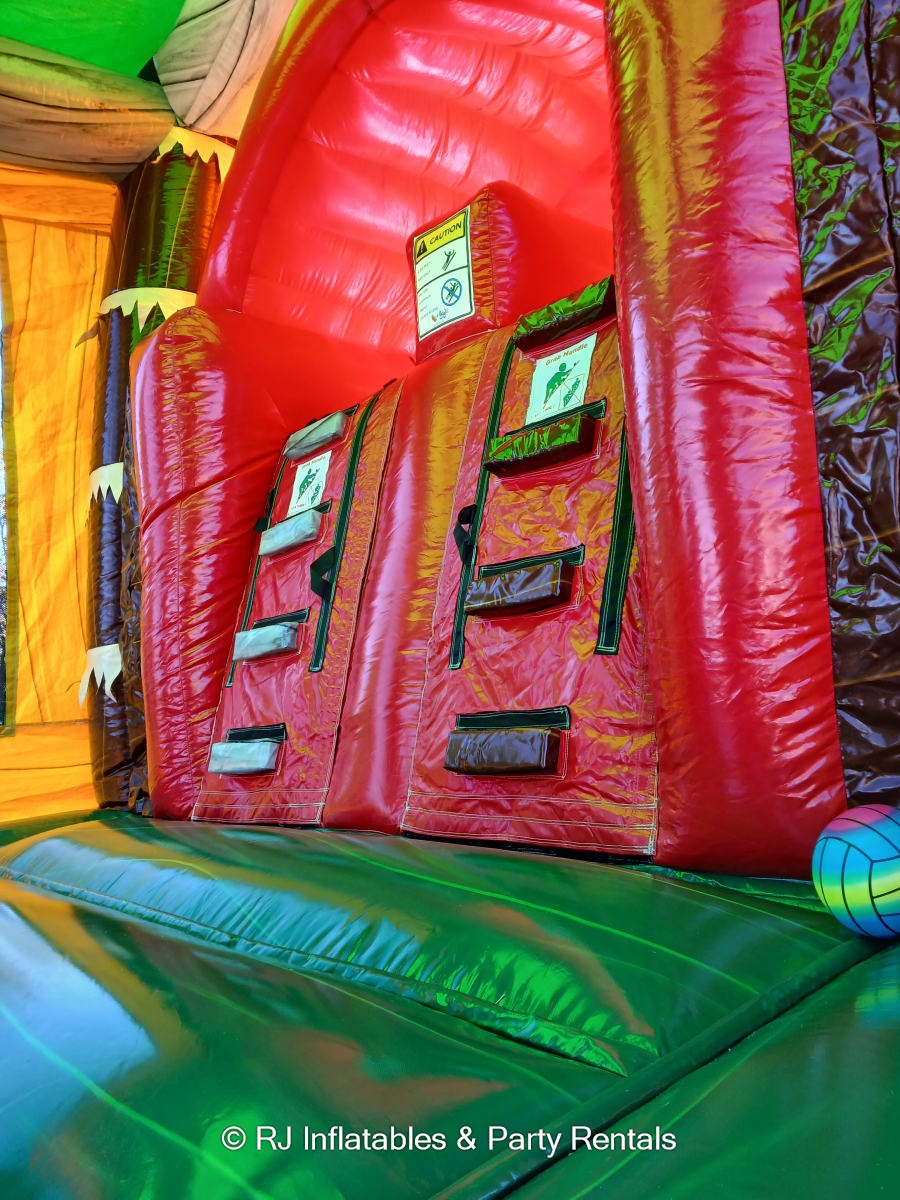 T-Rex Combo Waterslide - Waterslide, Bounce House, Table, and Chair ...